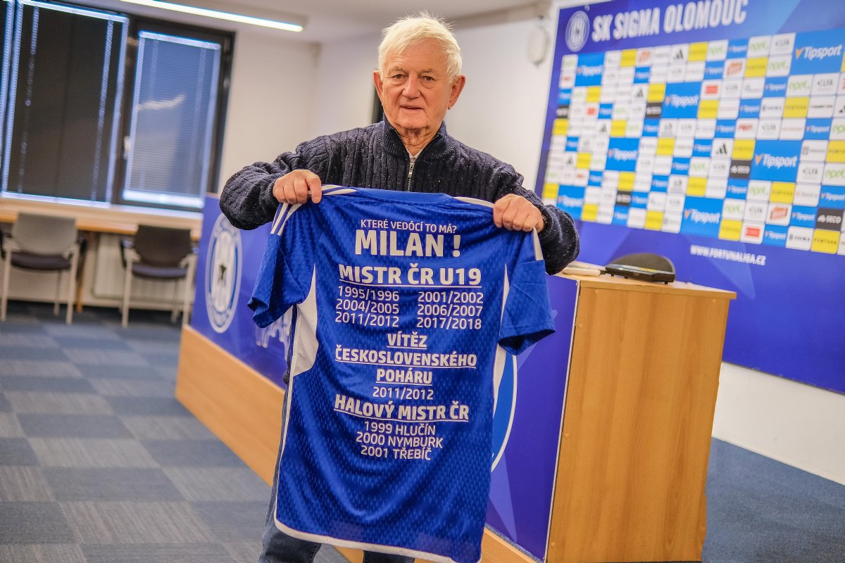 Milan Cigánek slaví osmdesáté narozeniny | SK Sigma Olomouc