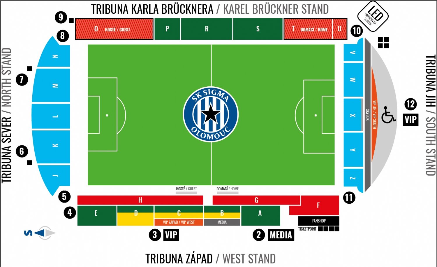 Jednorázové vstupenky | SK Sigma Olomouc